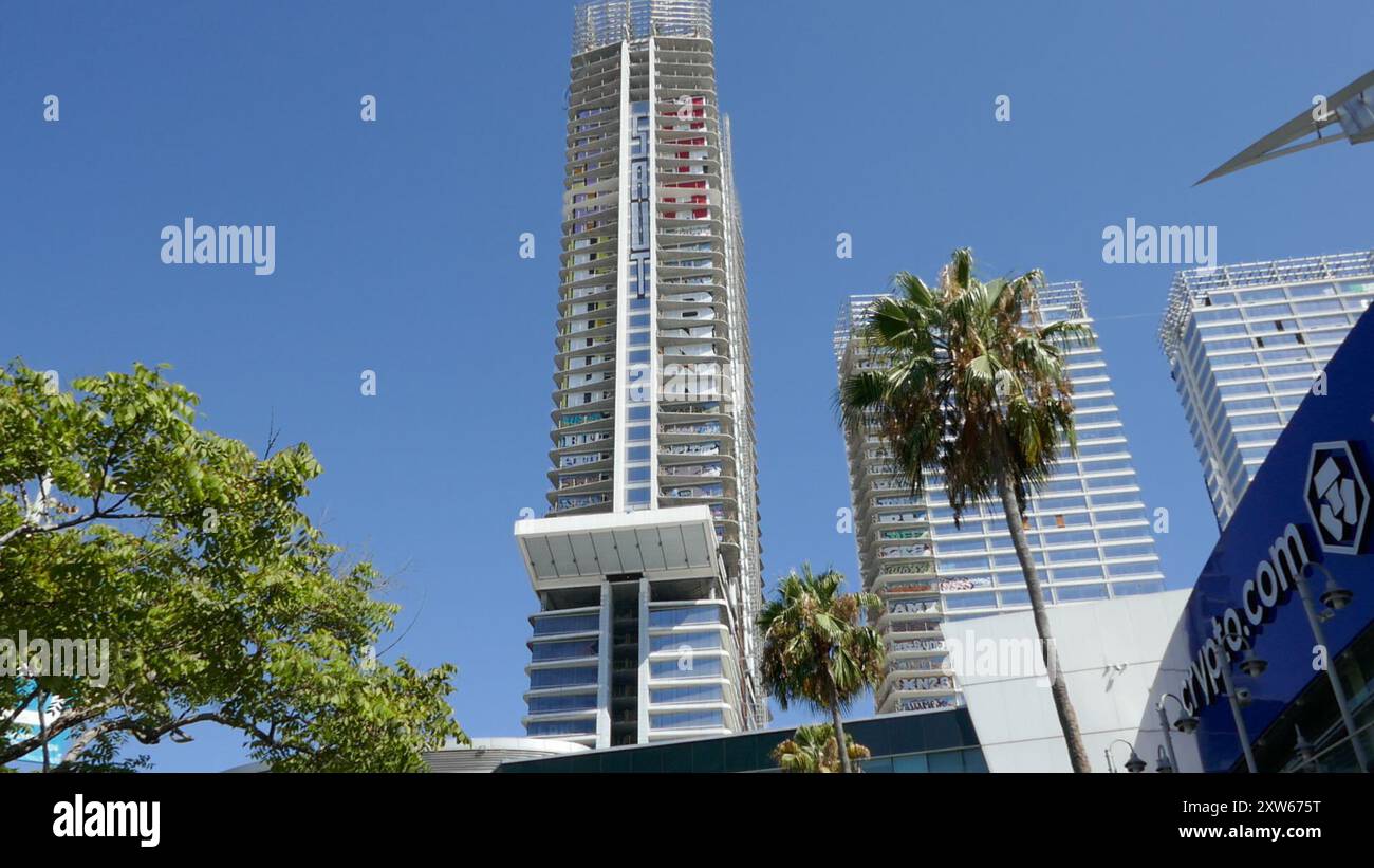 Los Angeles, California, USA 14th August 2024 Graffiti Towers, Graffiti ...