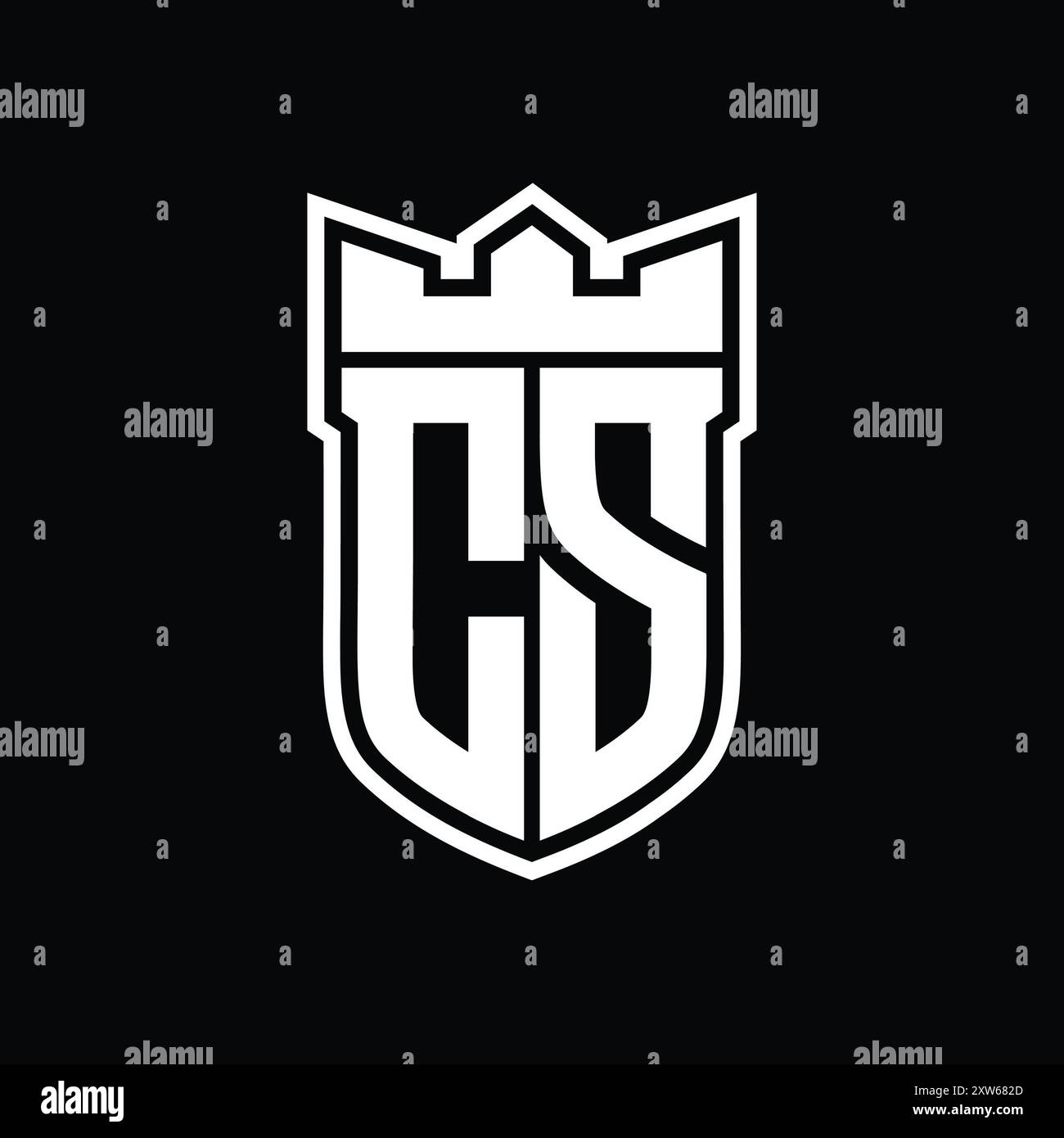 Cs logo design hi-res stock photography and images - Alamy