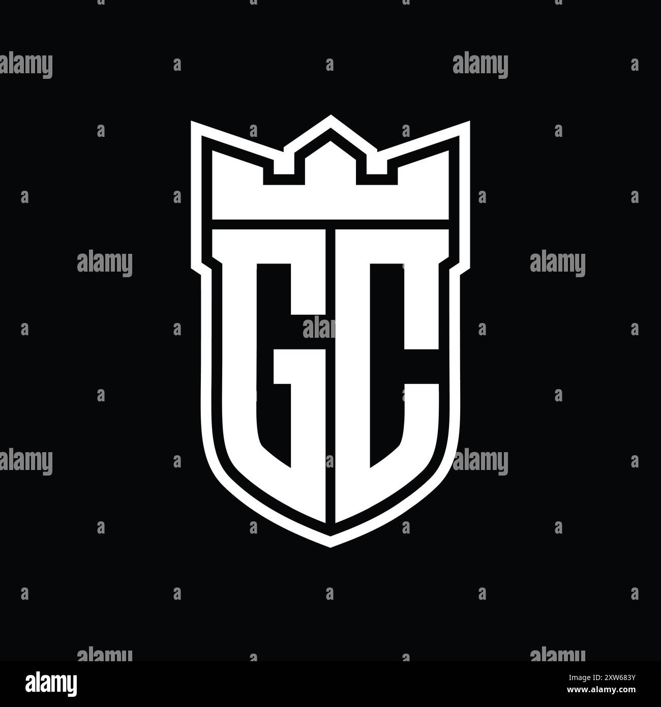 Gc logo design hi-res stock photography and images - Alamy