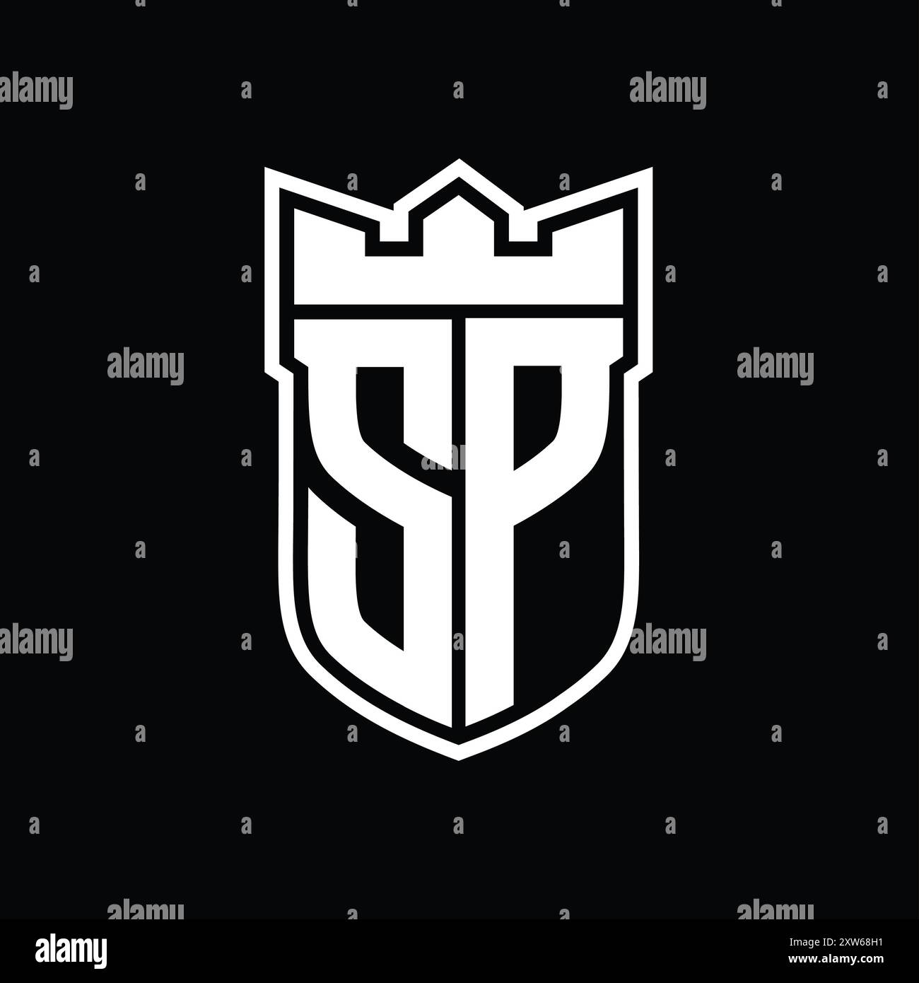 Letter sp logo hi-res stock photography and images - Alamy