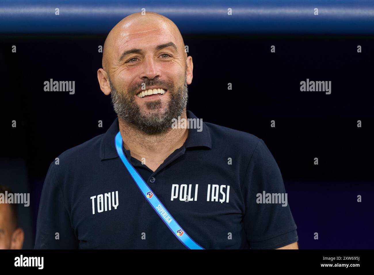 Bucharest, Romania. 17th Aug, 2024: Portuguese Anthony da Silva, coach ...