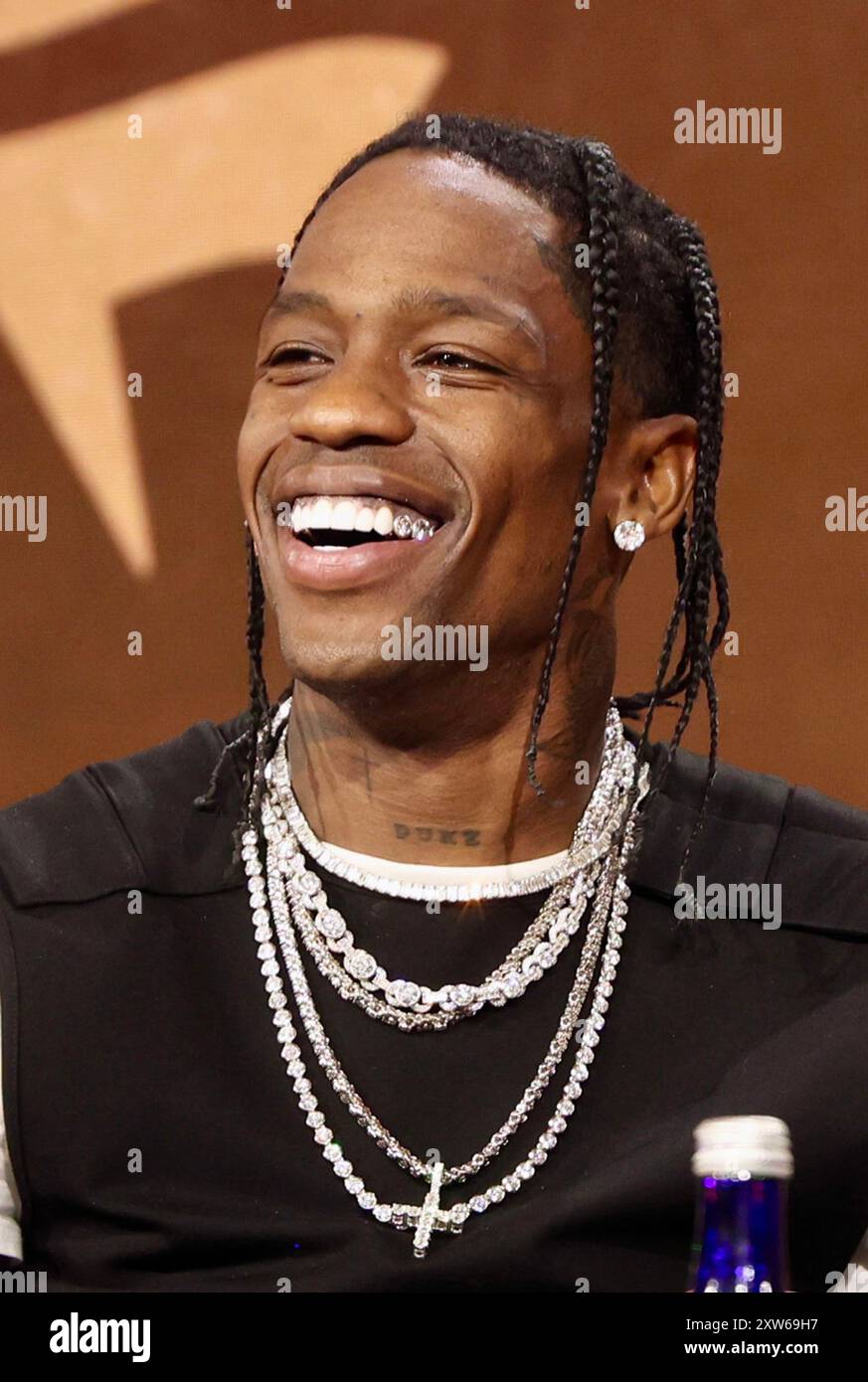 New York, NY, USA. 17th Aug, 2024. Travis Scott at Fanatics Fest NYC ...