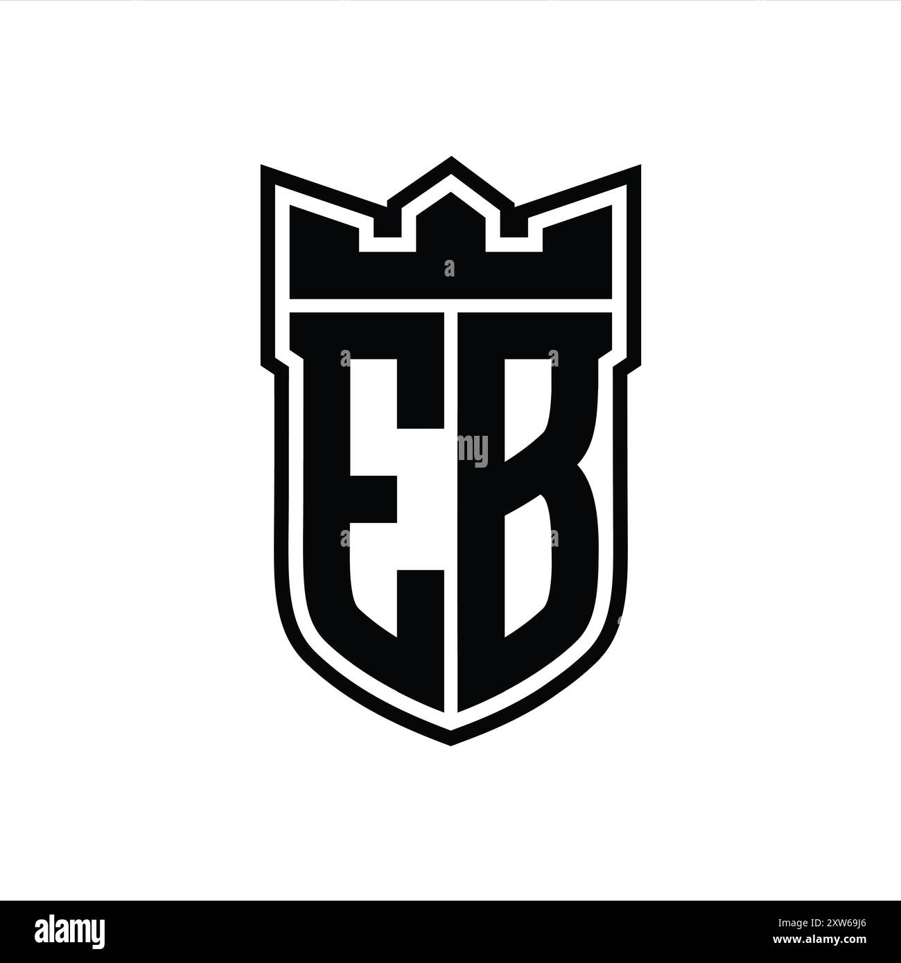 Eb initial logo hi-res stock photography and images - Alamy