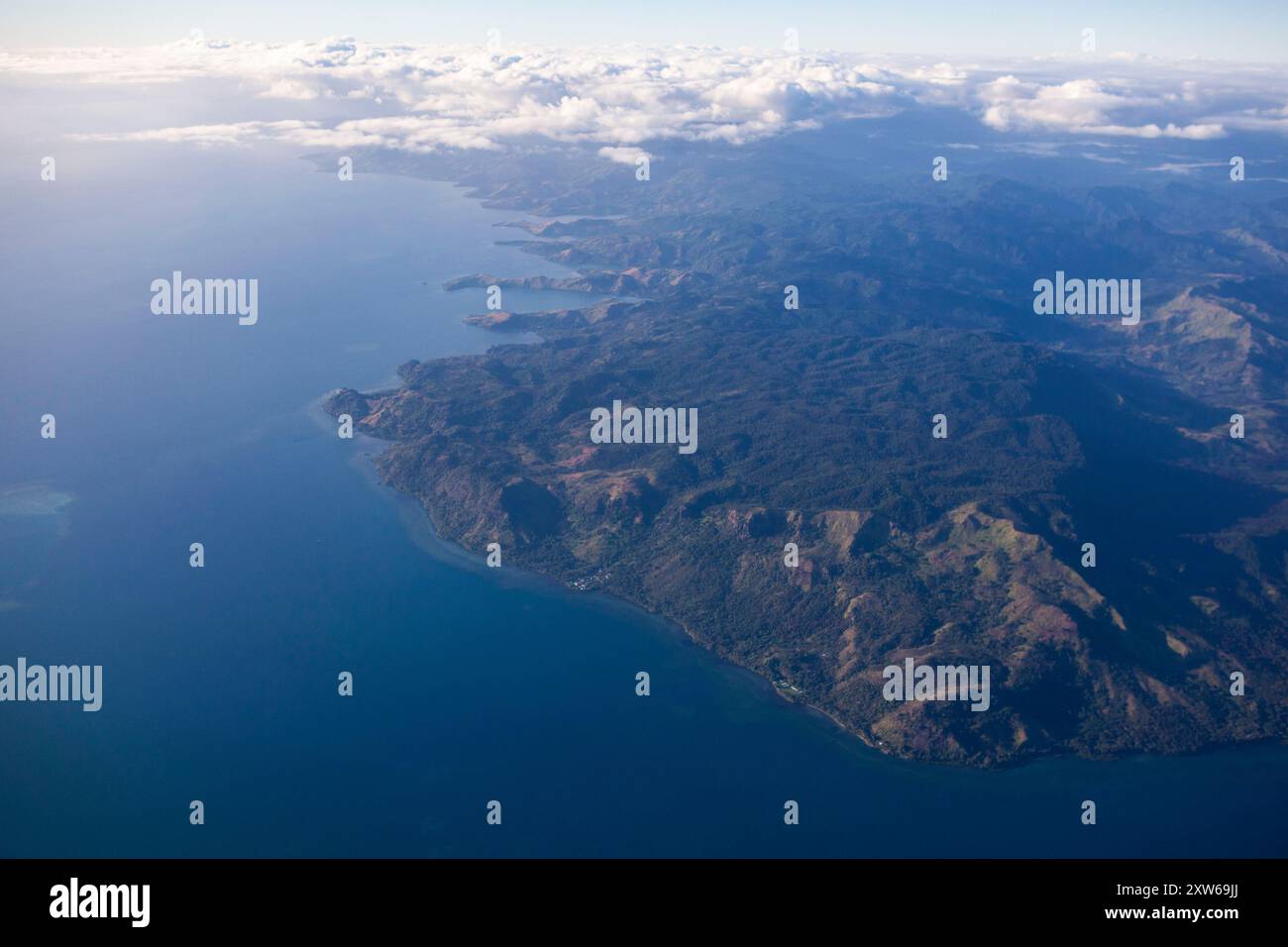 Aerial fly over tropical beach hi-res stock photography and images - Alamy