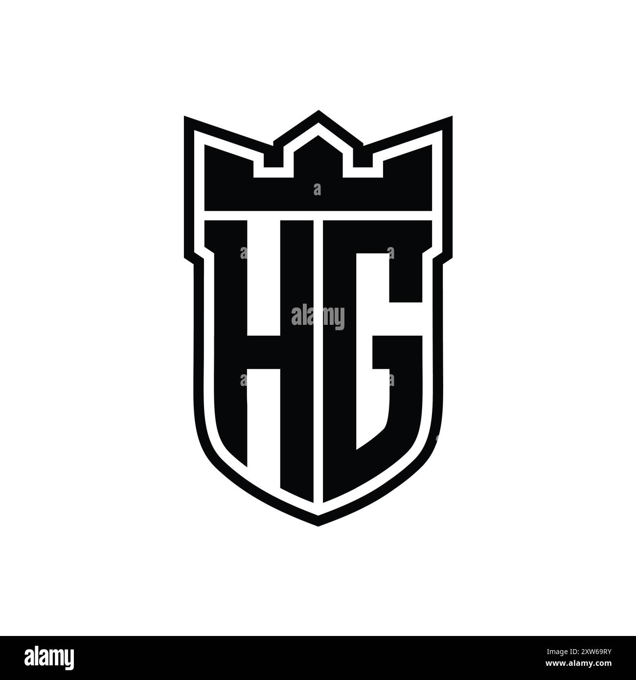 Hg letter logo hi-res stock photography and images - Alamy