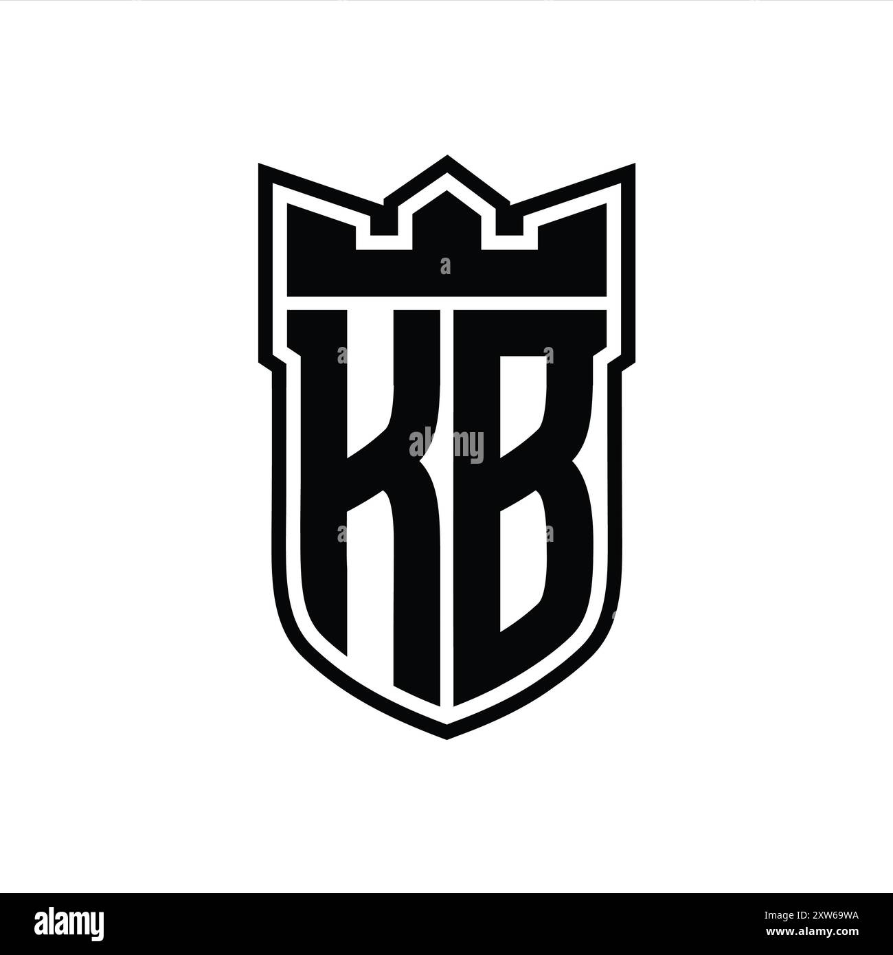 Letter kb logo hi-res stock photography and images - Alamy