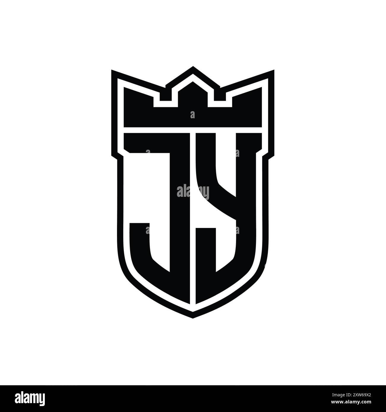 Jy letter logo design hi-res stock photography and images - Alamy