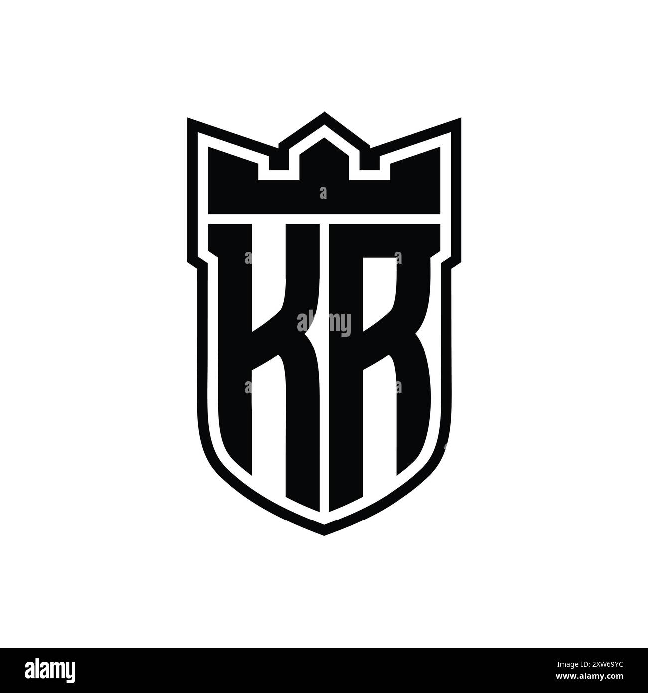 Letter kr logo hi-res stock photography and images - Alamy