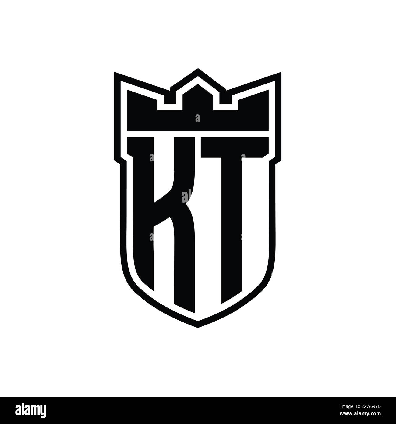 Letter kt logo hi-res stock photography and images - Alamy