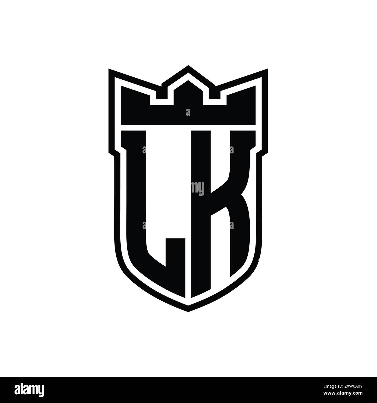 Letter lk logo hi-res stock photography and images - Alamy