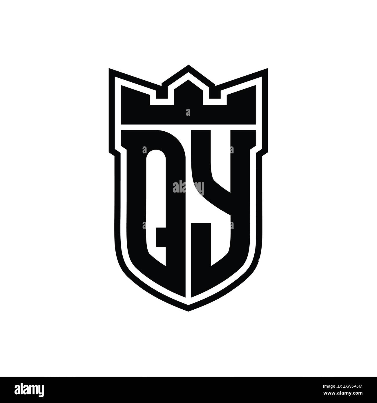 Qy logo design hi-res stock photography and images - Alamy