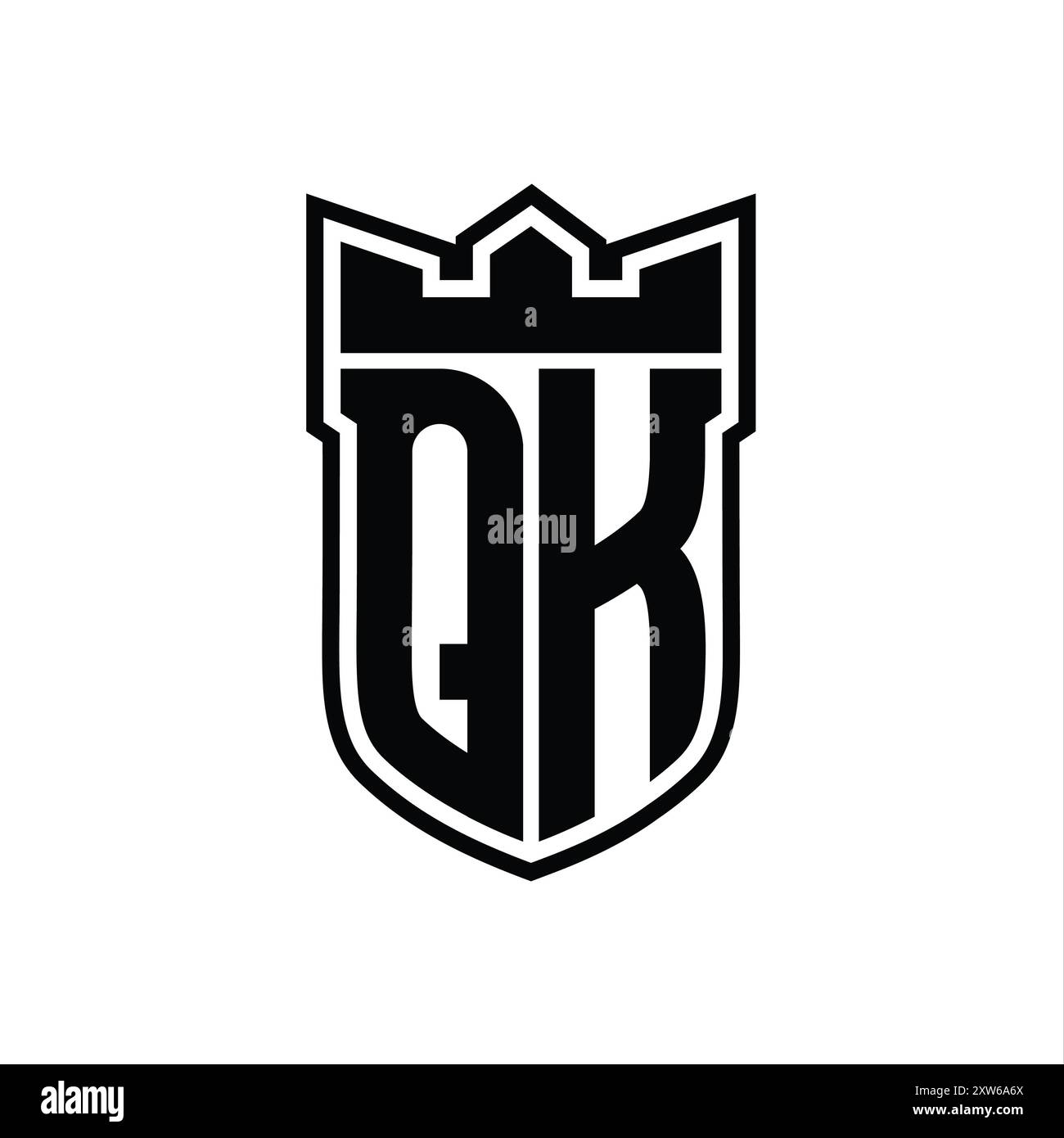 Qk brand logo hi-res stock photography and images - Alamy