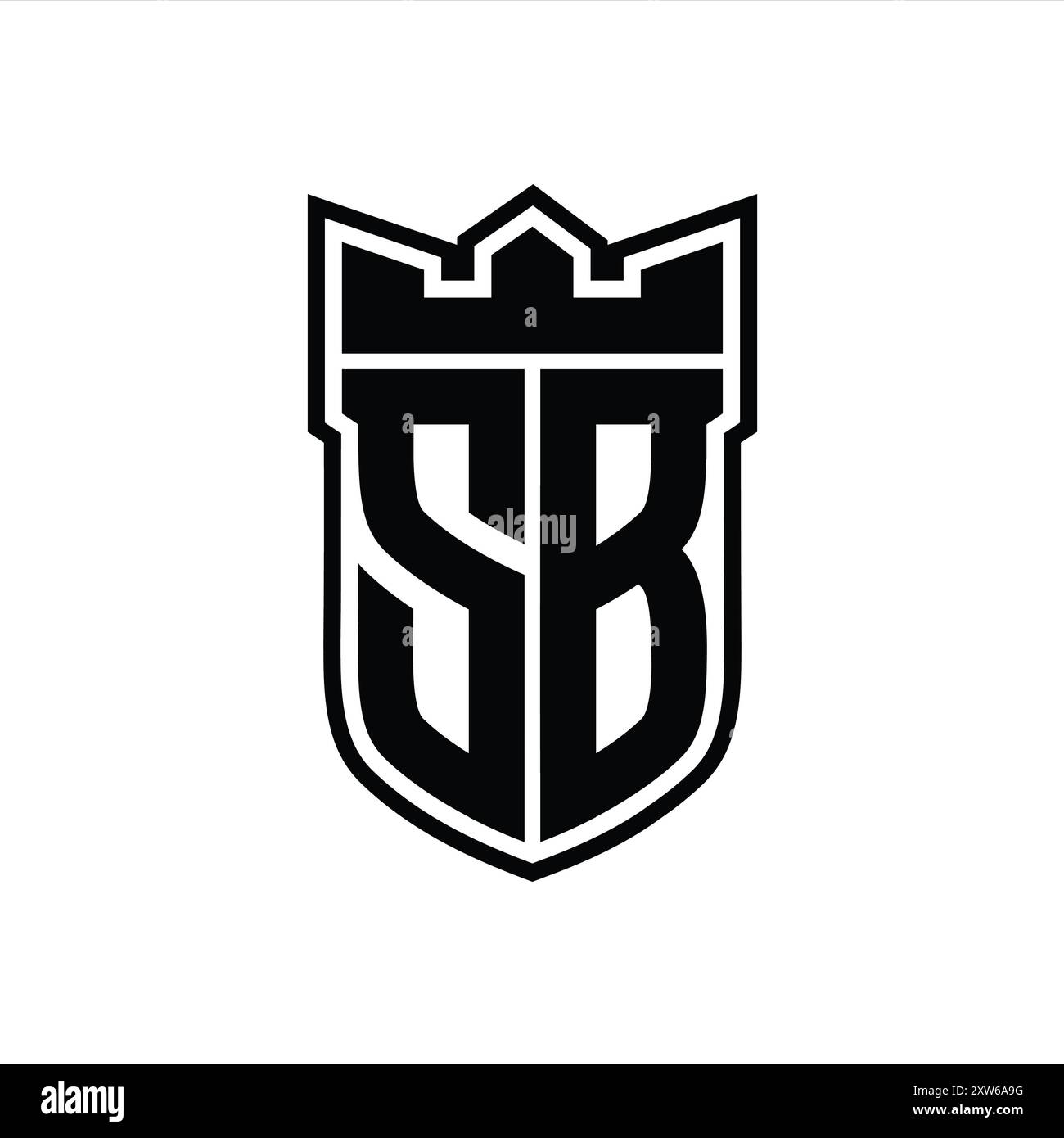 Sb letter design hi-res stock photography and images - Alamy