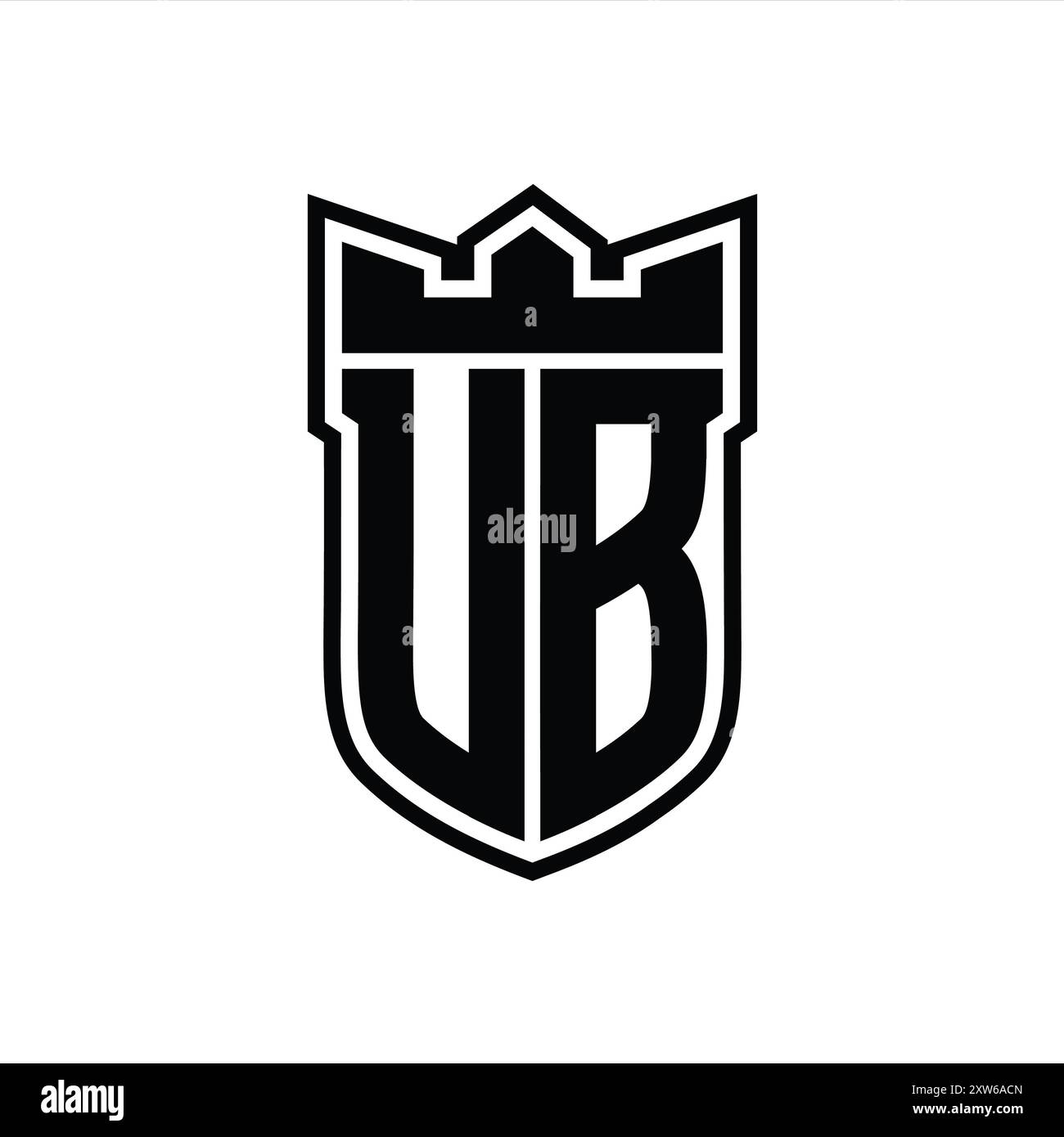 Letter ub logo hi-res stock photography and images - Alamy
