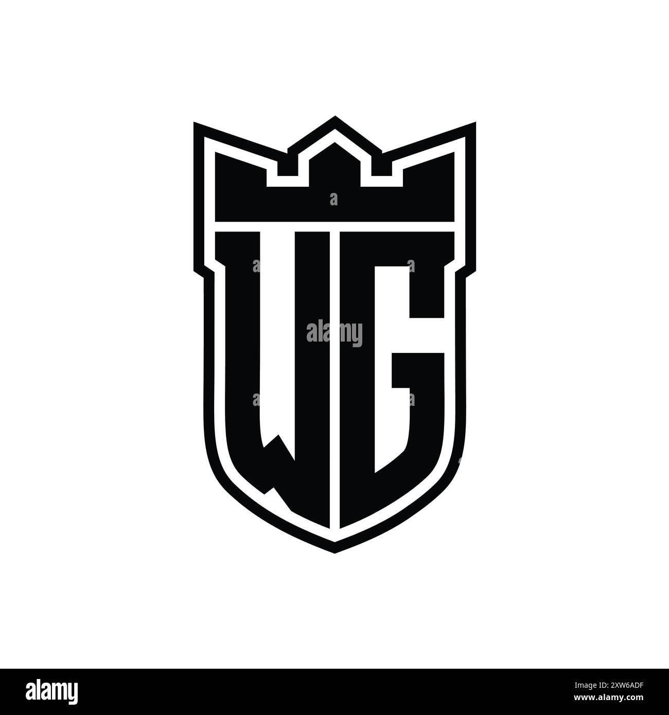 Letter wg icon hi-res stock photography and images - Alamy