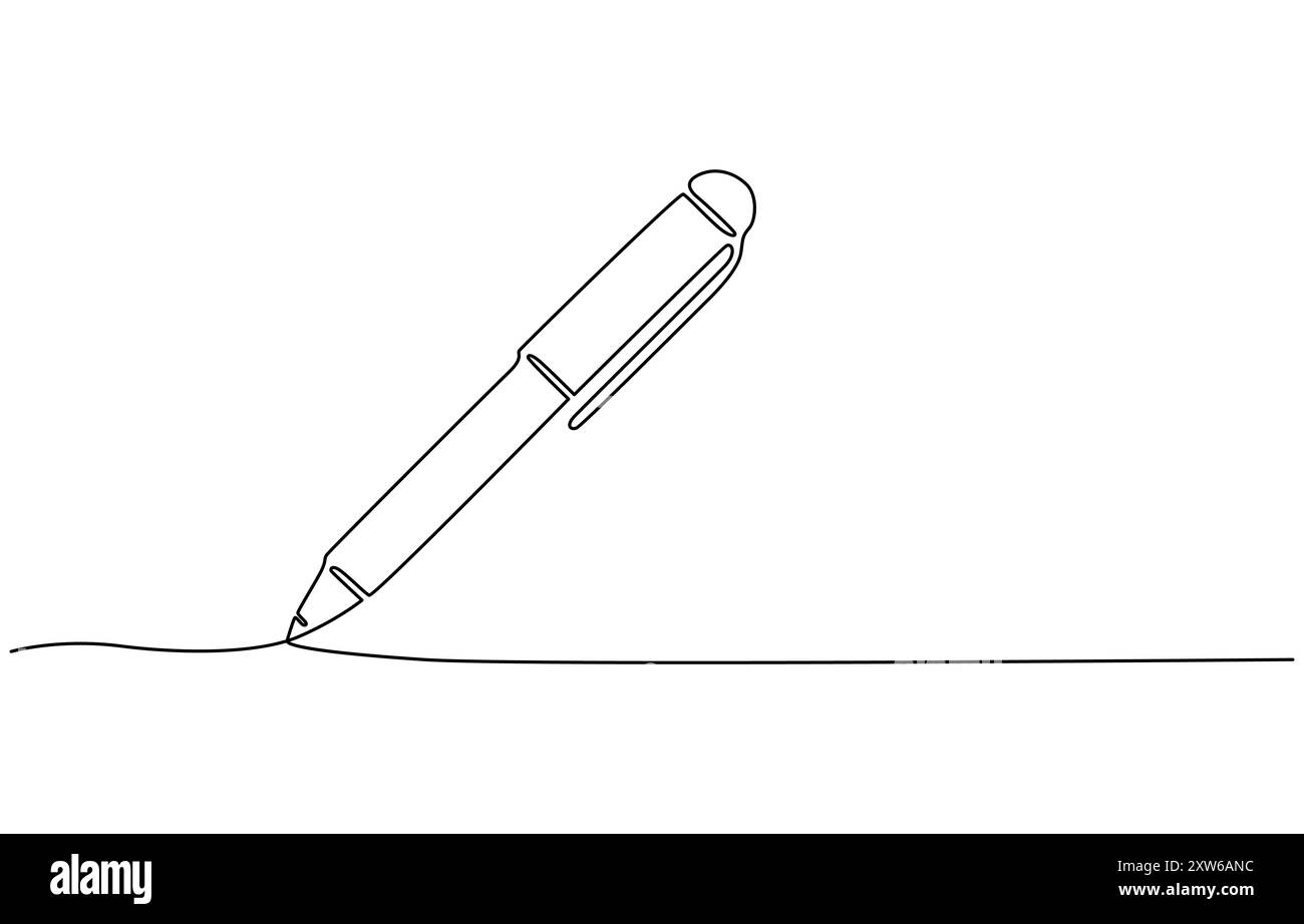 Book Drawn With One Continuous Line Vector Art Stock Vector Image And Art Alamy