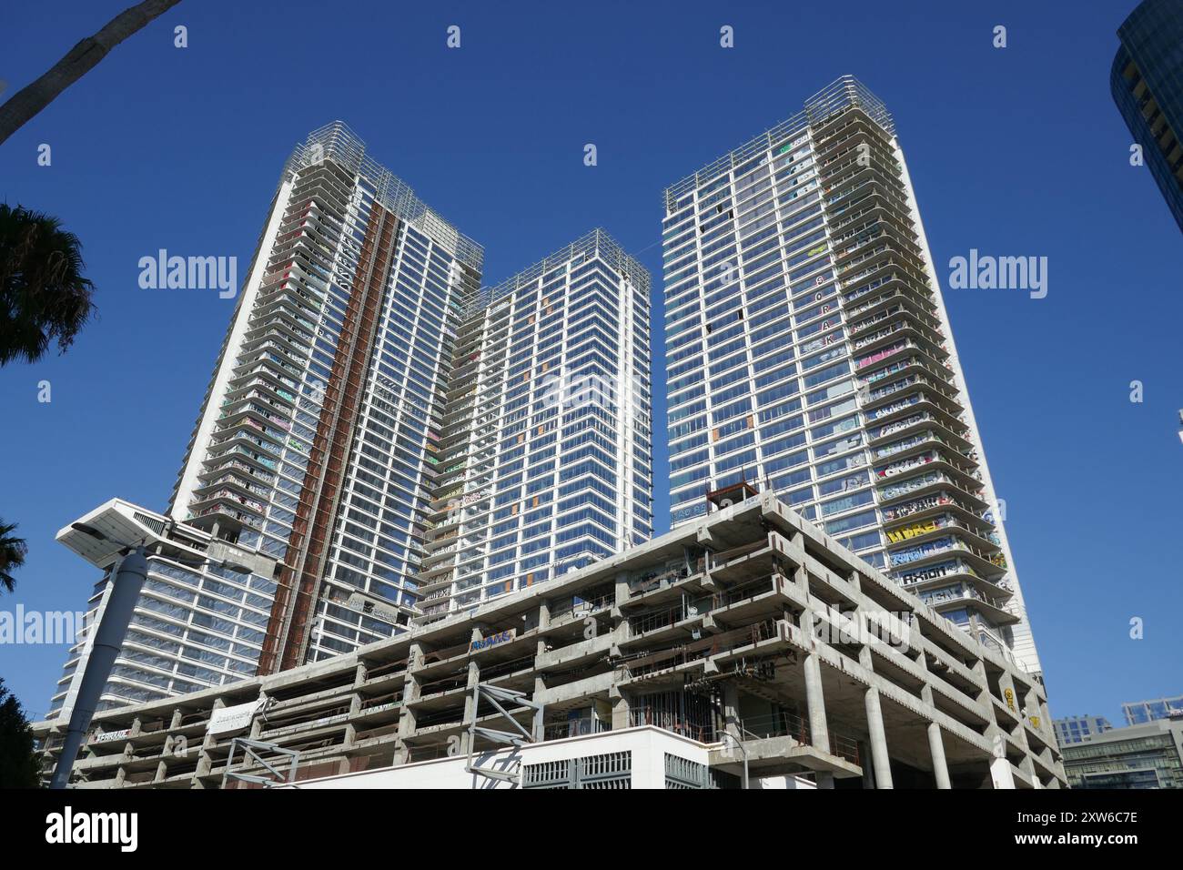 Los Angeles, California, USA 14th August 2024 Graffiti Towers, Graffiti ...