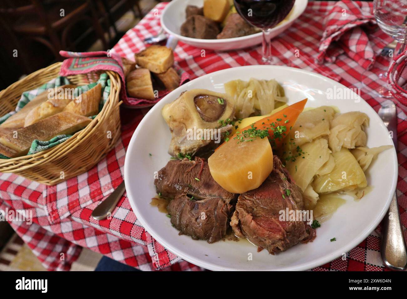 French cuisine: pot-au-feu in Paris, France Stock Photo - Alamy