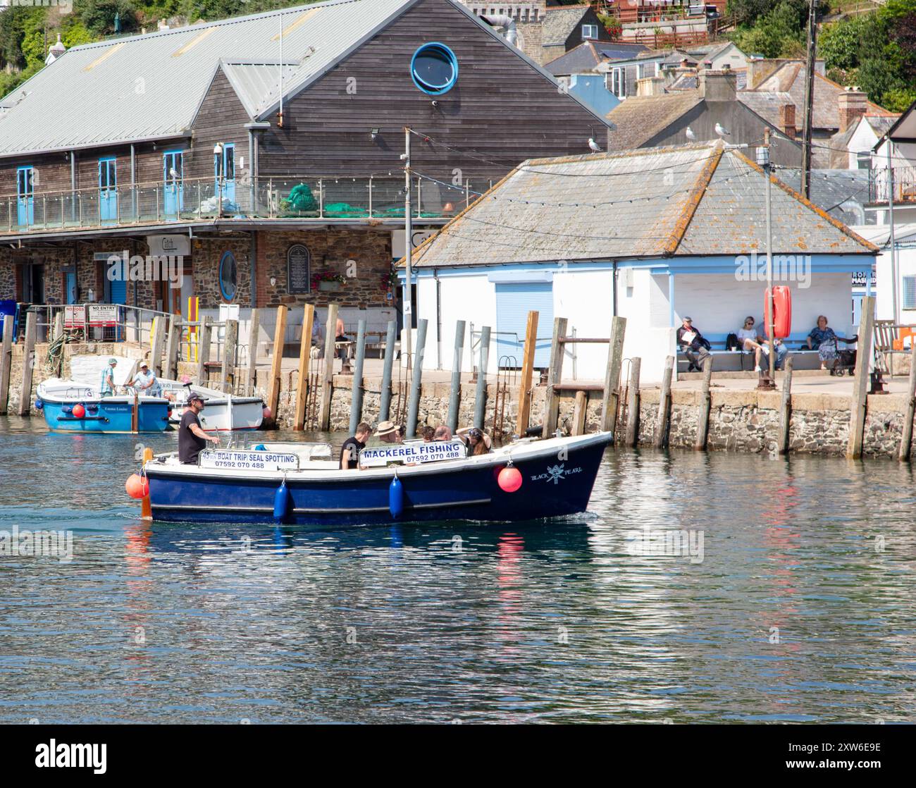 Tourist mackerel fishing boat Stock Photo - Alamy