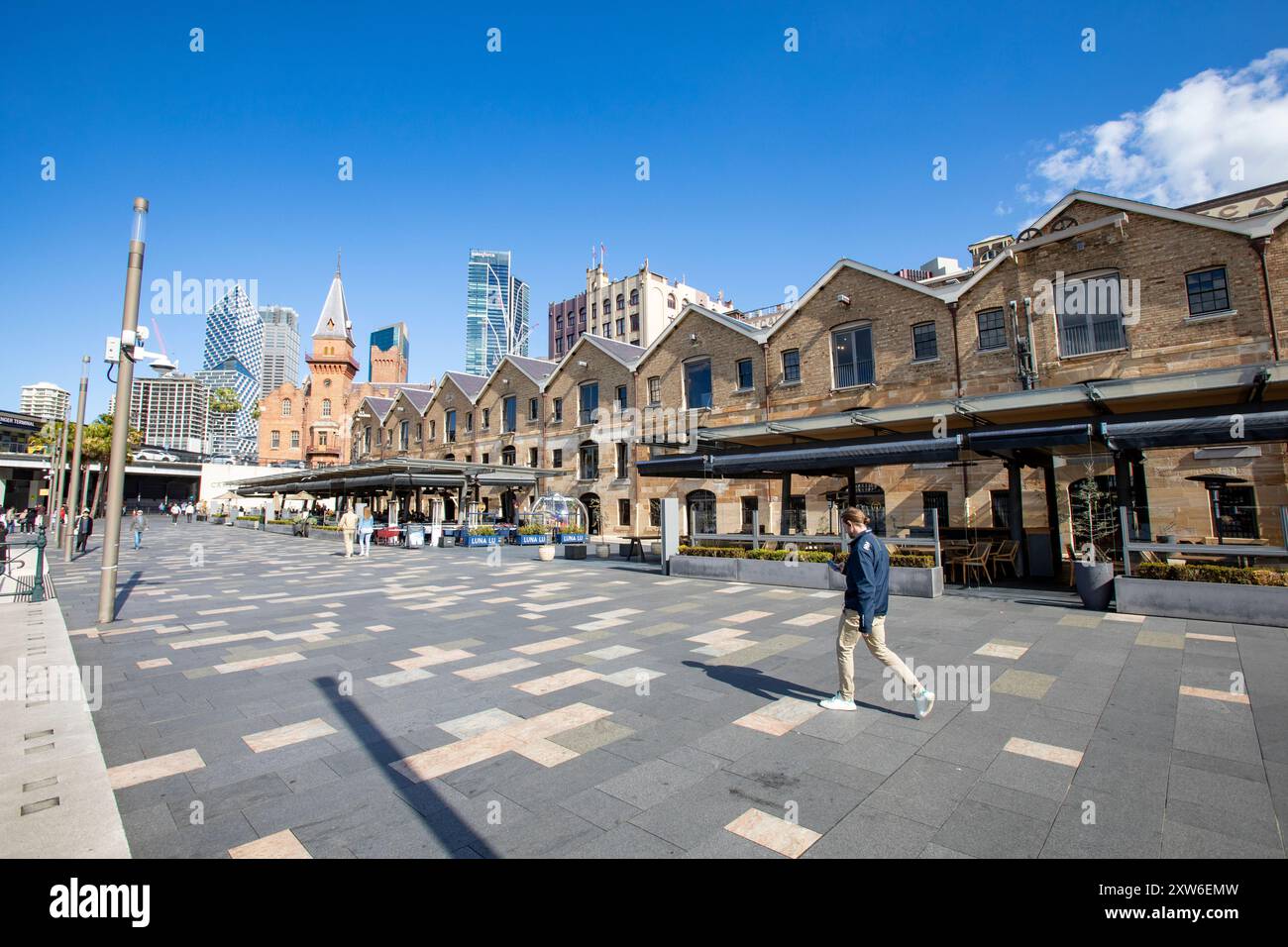 Sydney The Rocks district of Campbells Cove and former colonial ...