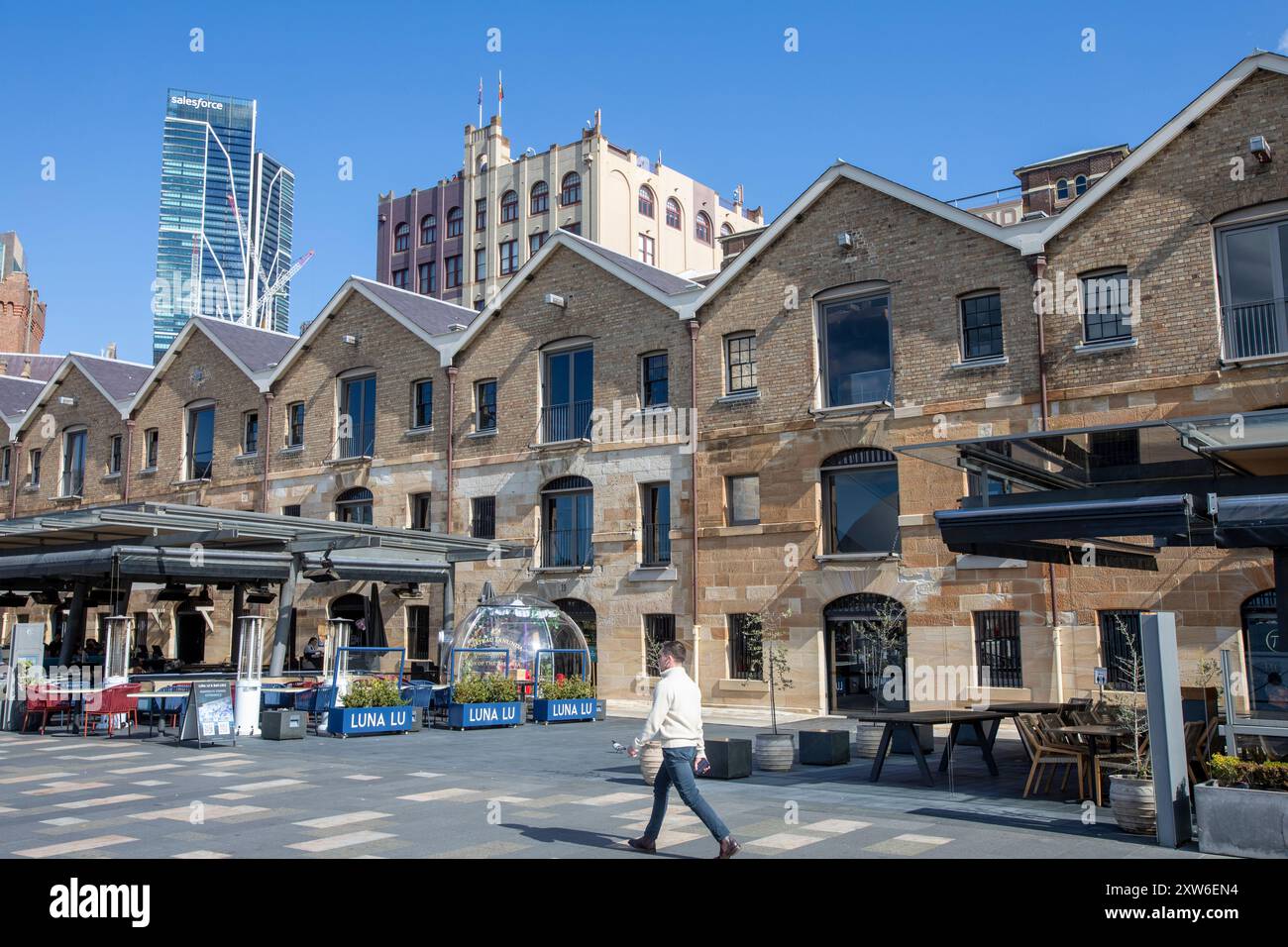 Sydney The Rocks district of Campbells Cove and former colonial ...