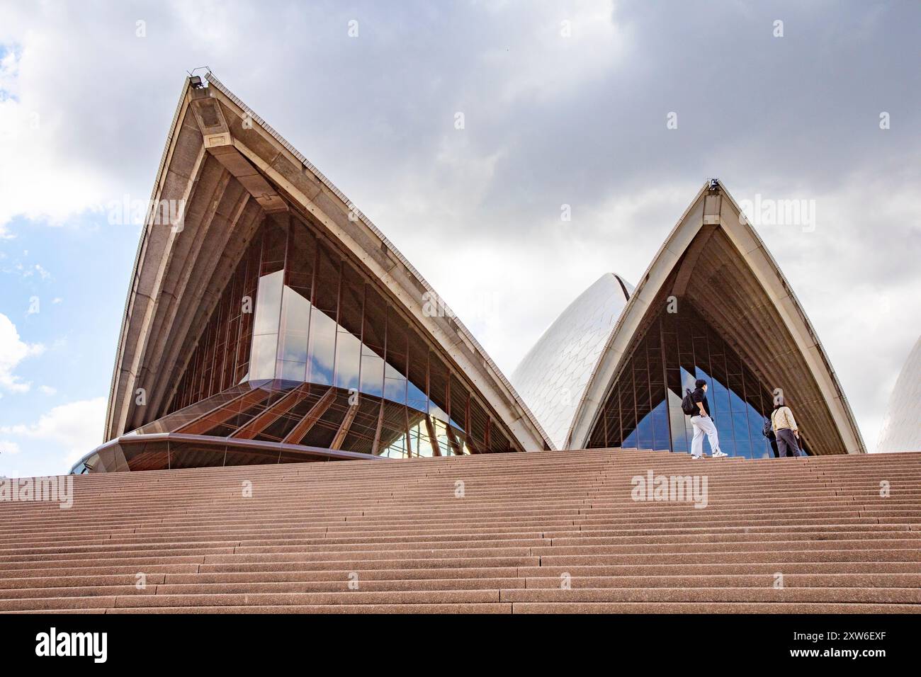 Sydney Opera House building and steps,Sydney city centre,NSW,Australia ...