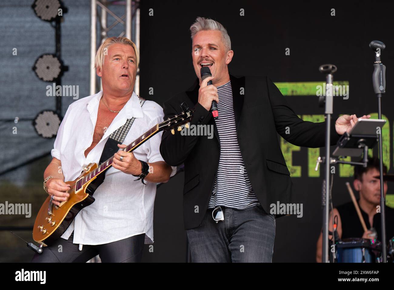 Essex, UK. 17th Aug, 2024. Matthew James Pateman & Rob Jeffrey seen on ...