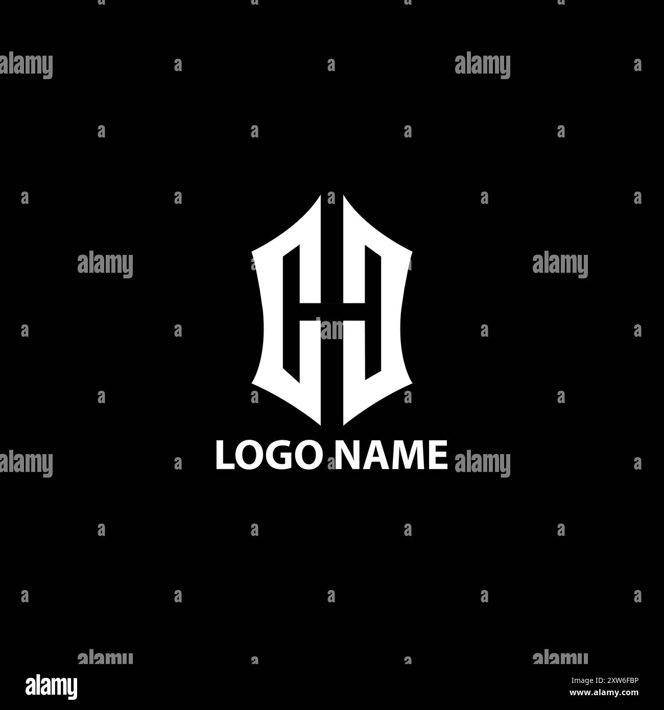initial CHC modern logo design vector Stock Vector Image & Art - Alamy