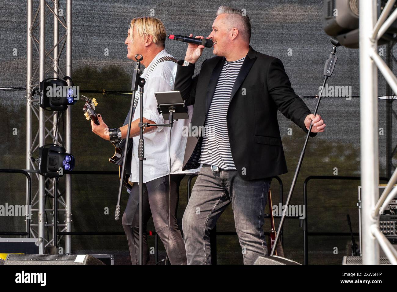 Essex, UK. 17th Aug, 2024. Matthew James Pateman & Rob Jeffrey seen on ...