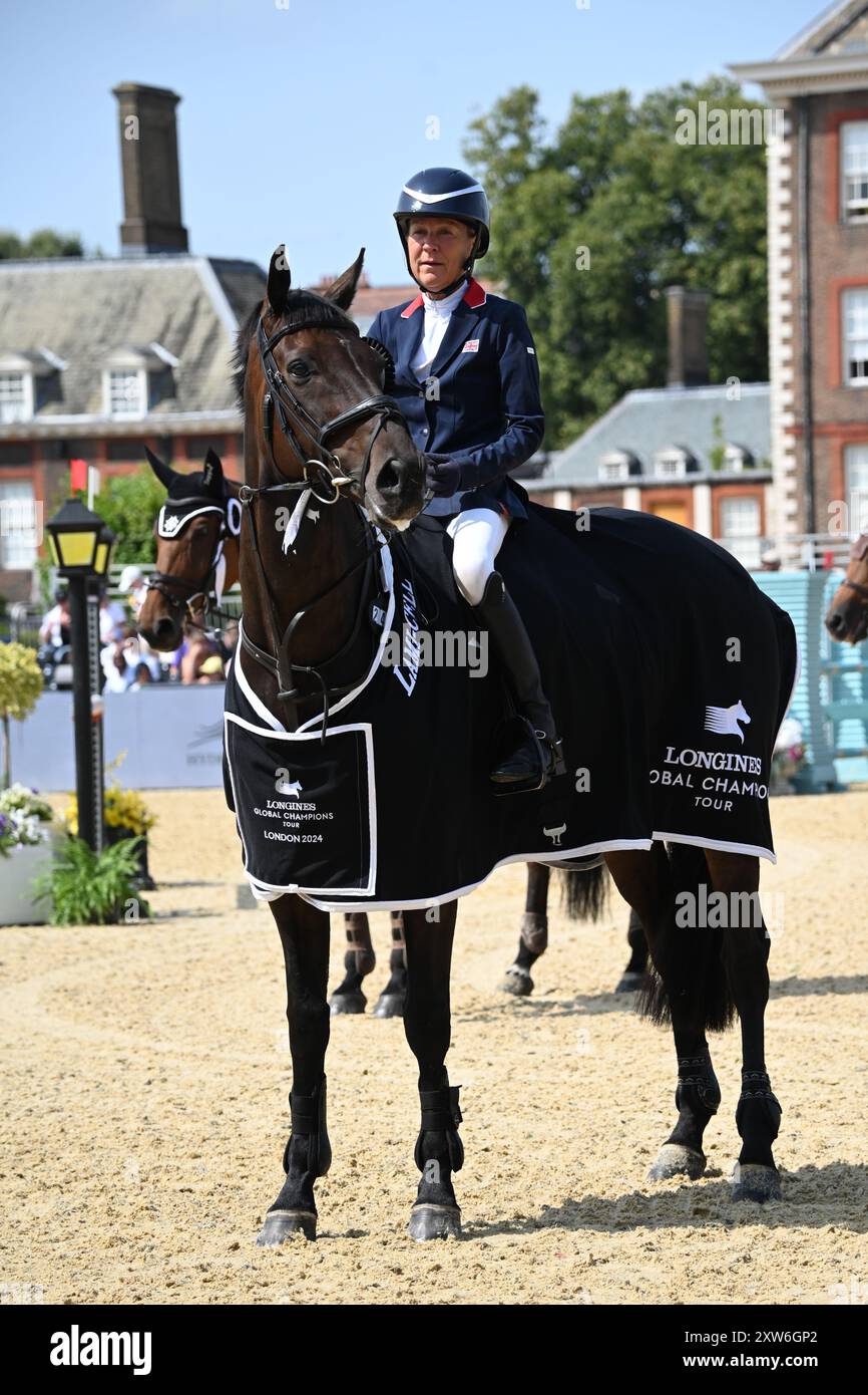 LONDON, UK. 17th Aug, 2024. Nicky Hanbury is the winner of the Longines ...