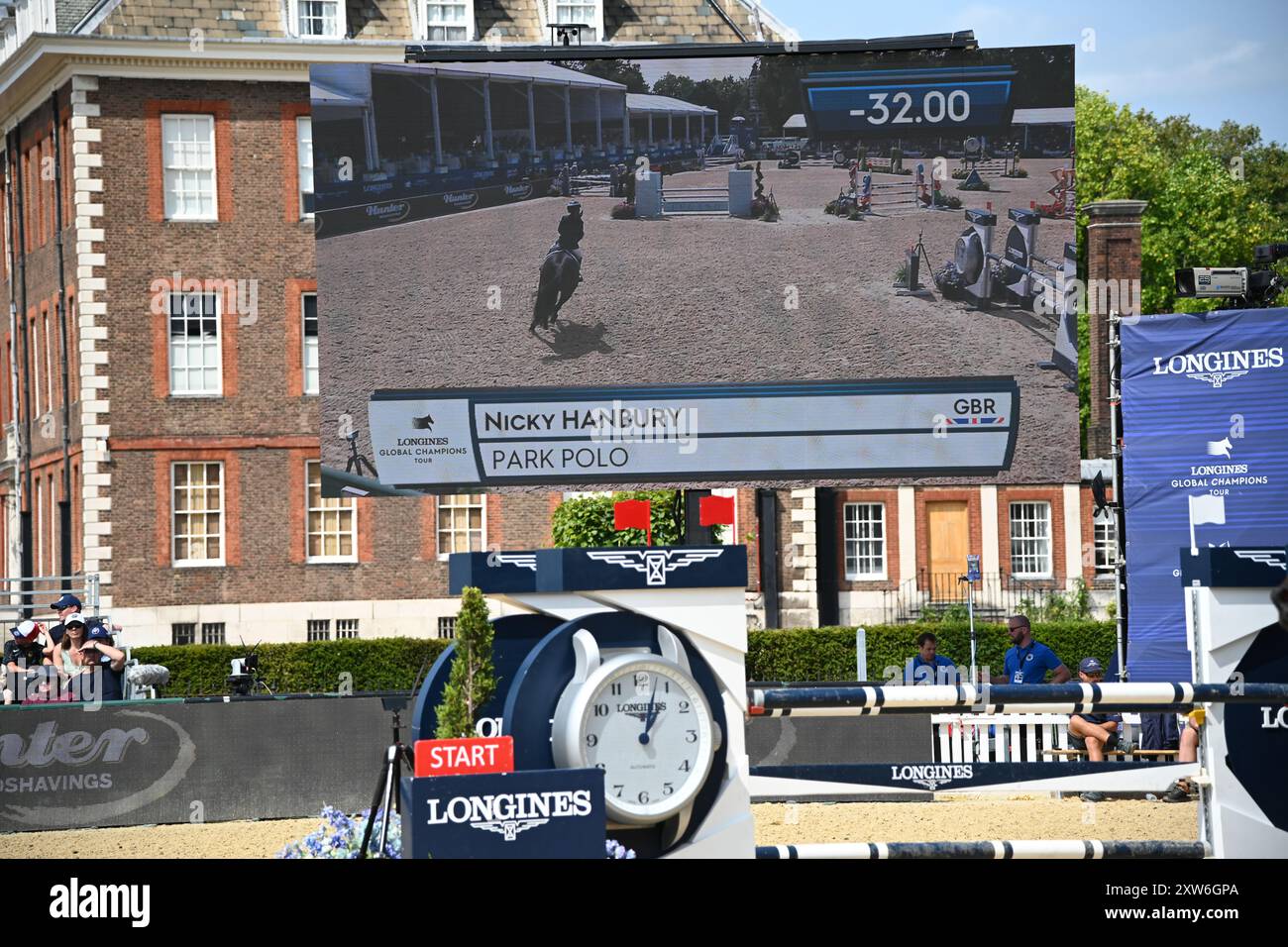 LONDON, UK. 17th Aug, 2024. Nicky Hanbury is the winner of the Longines ...
