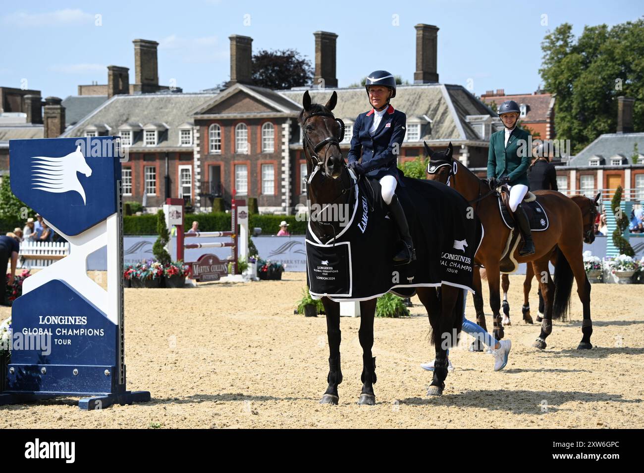 LONDON, UK. 17th Aug, 2024. Nicky Hanbury is the winner of the Longines ...