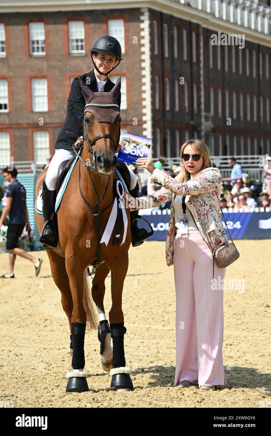 LONDON, UK. 17th Aug, 2024. The winner of the Longines Global Champions ...