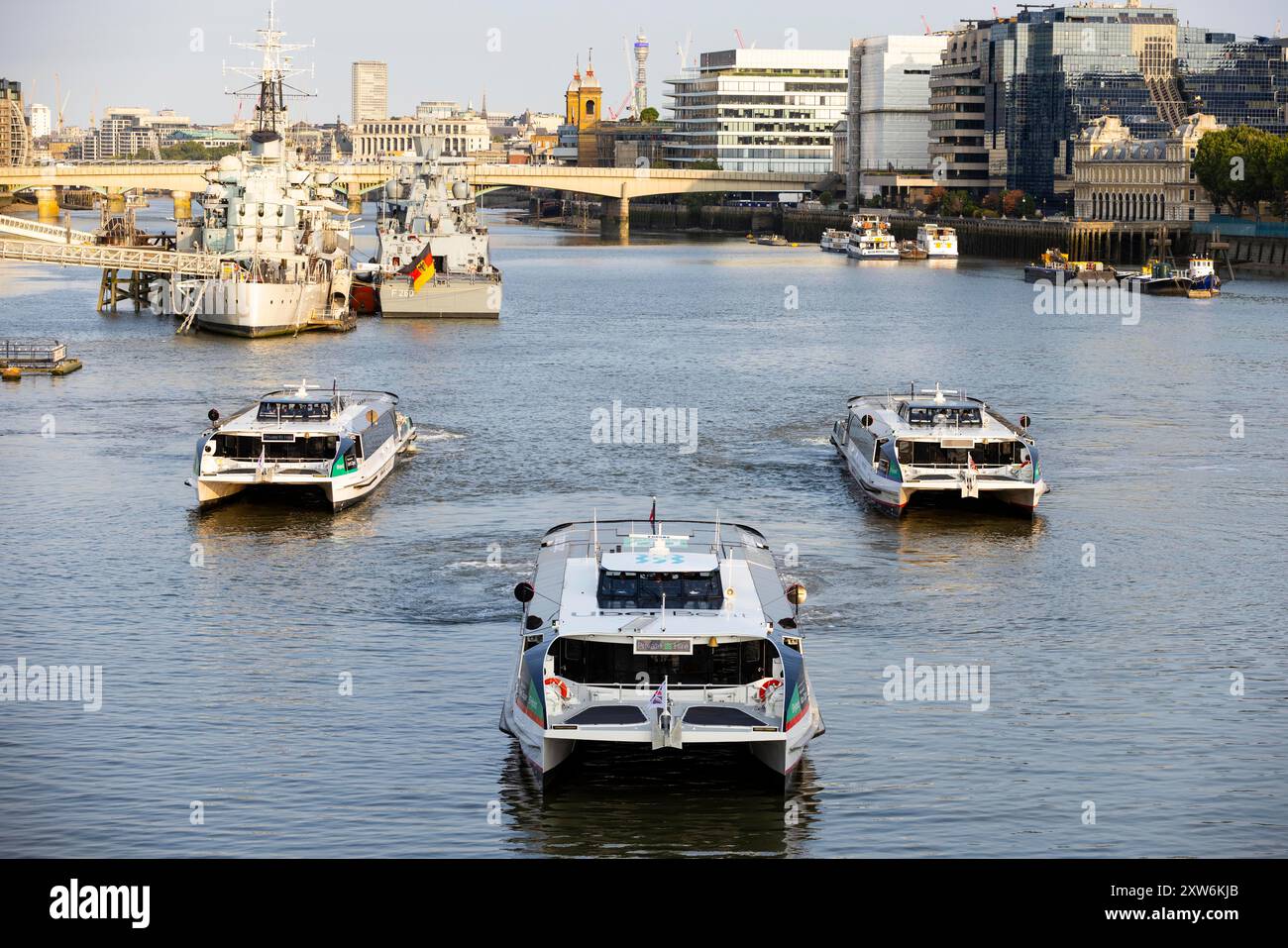 EDITORIAL USE ONLY The newest hybrid passenger ferry from Uber Boat by ...