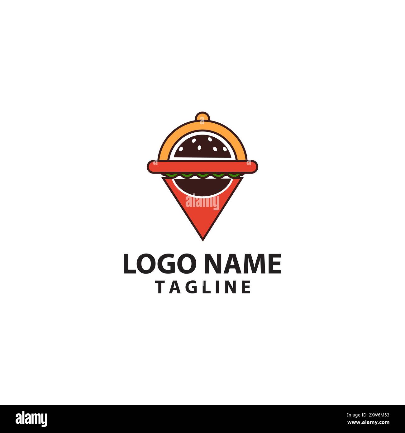 Burger signs Cut Out Stock Images & Pictures - Alamy