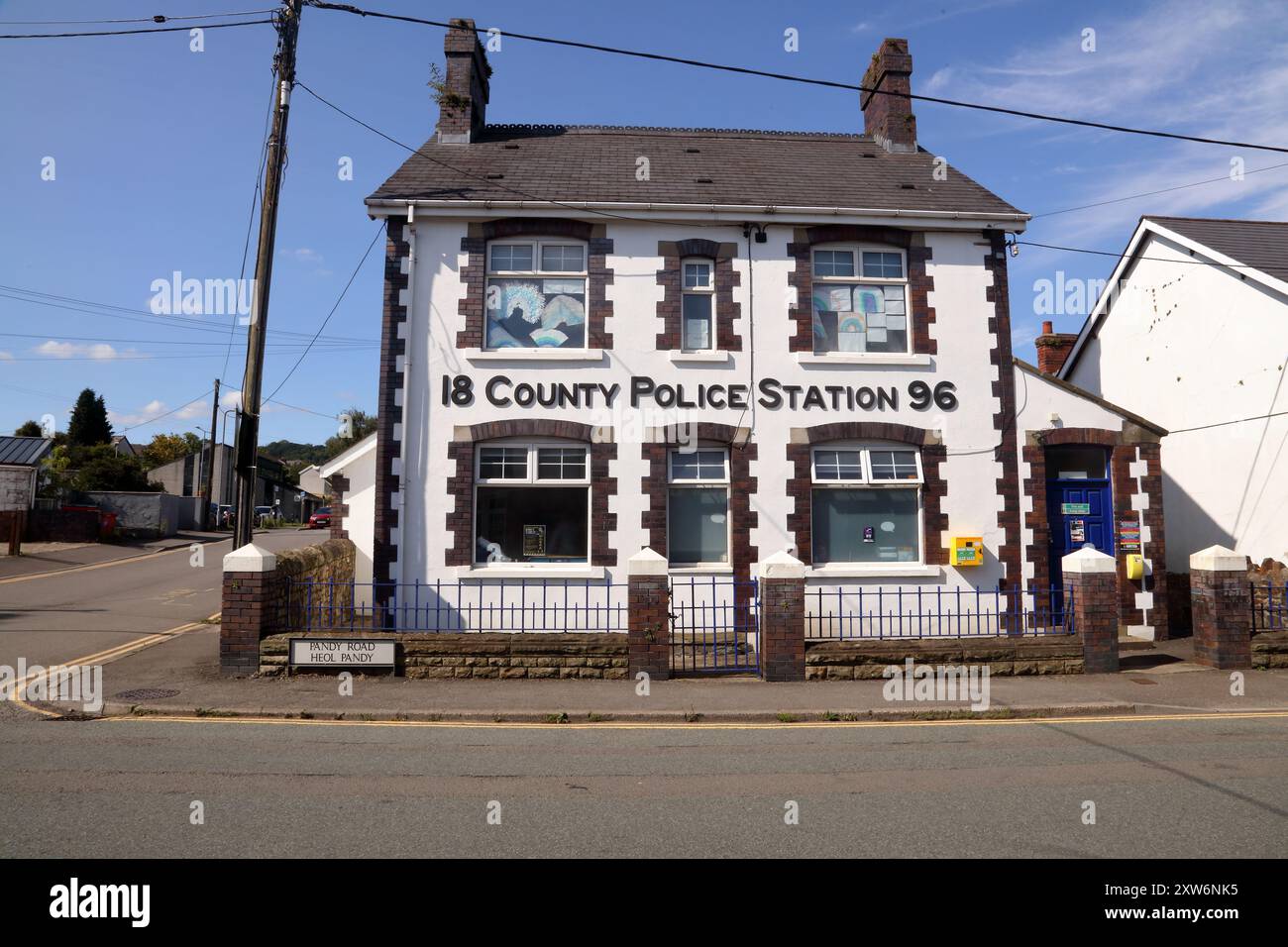 Aberkenfig police station hi-res stock photography and images - Alamy