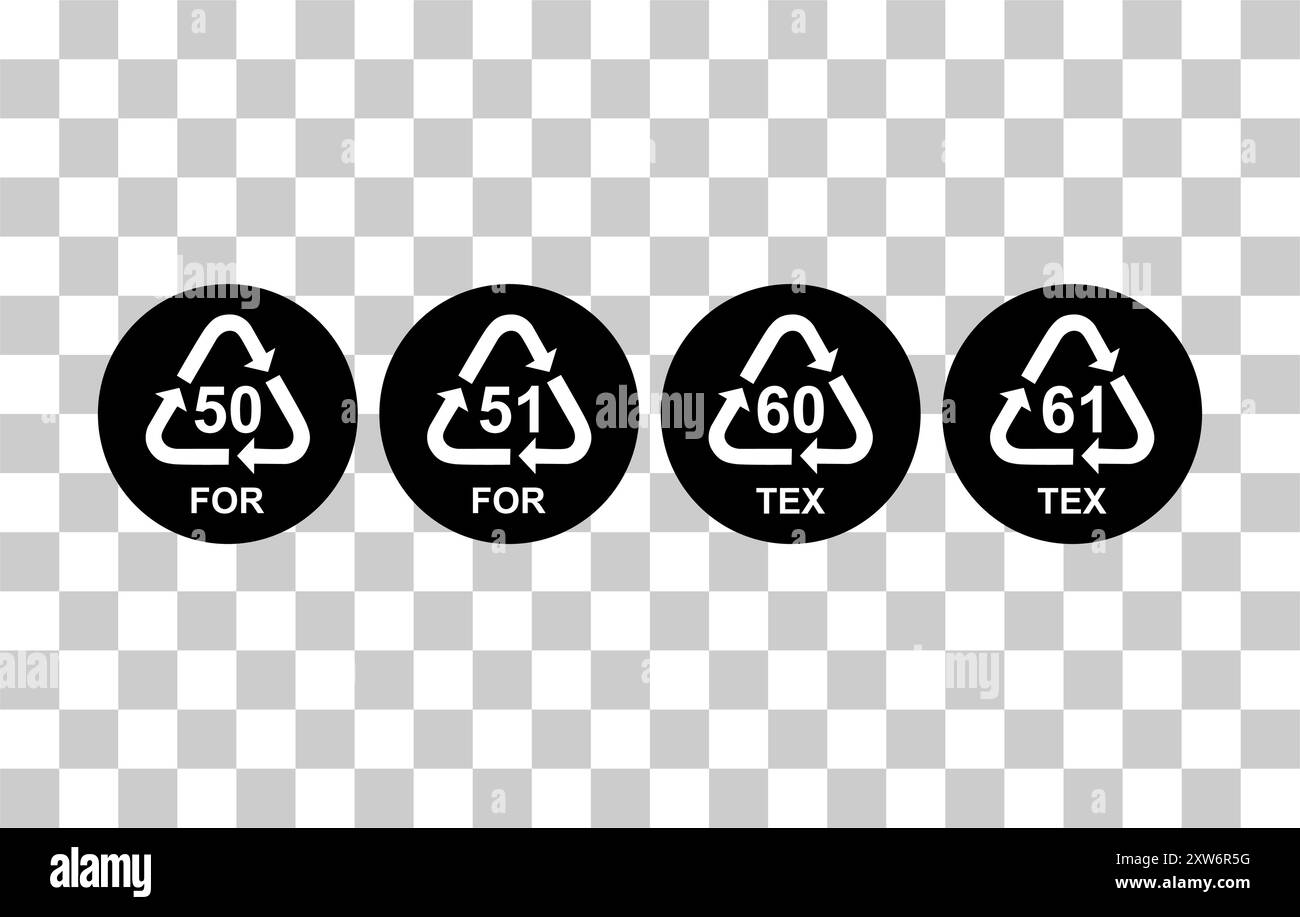 Set of Organic symbol, ecology recycling sign isolated on white ...