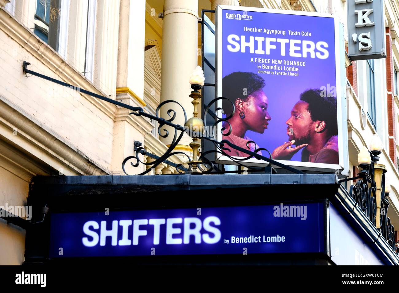 London, UK. 'Shifters' (by Benedict Lombe) at the Duke Of York's ...