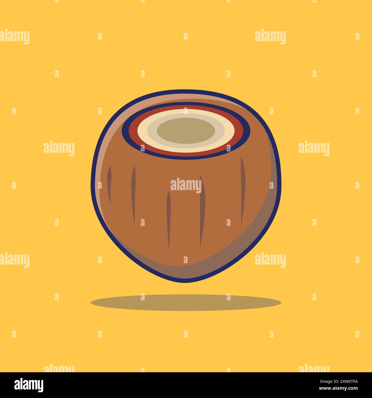 Coconut design hi-res stock photography and images - Alamy