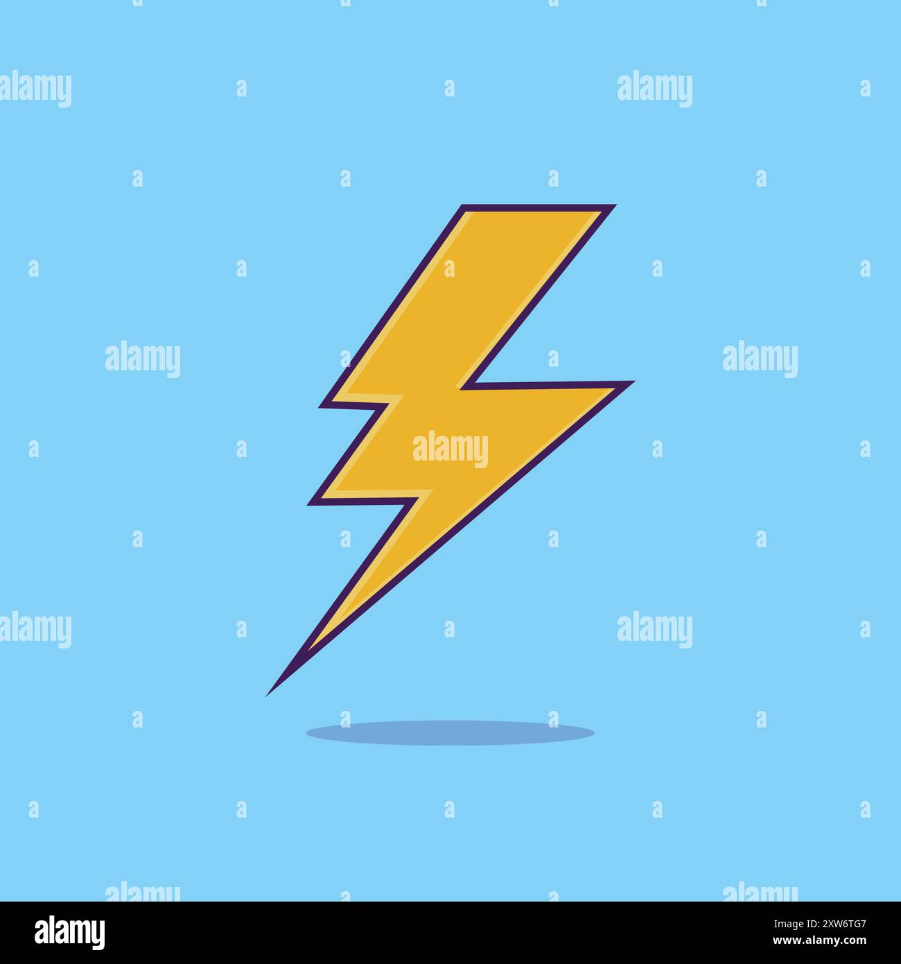 Thunder cartoon hi-res stock photography and images - Alamy