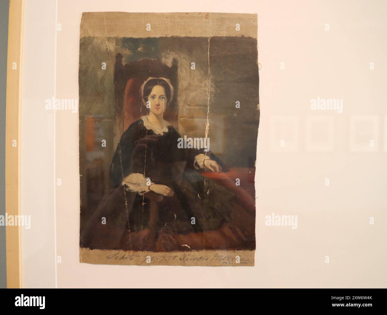 Sketch for a portrait of Princess Marianne Stock Photo - Alamy