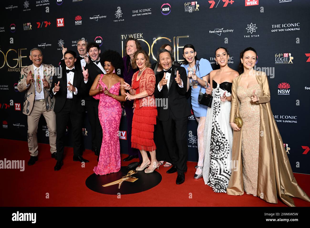 Sydney, Australia. 18th Aug, 2024. Cast members of the Wiggles attend ...