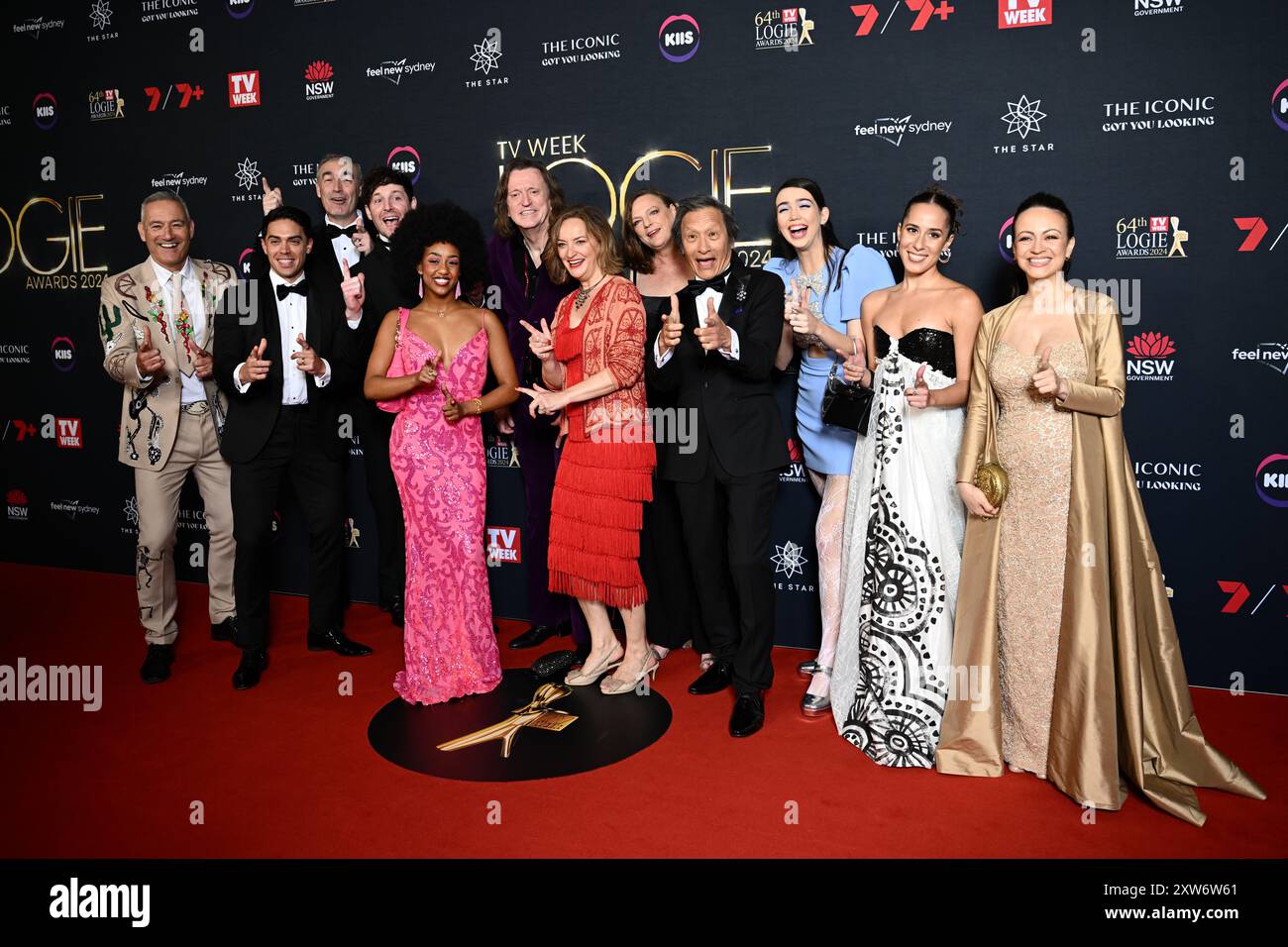 Sydney, Australia. 18th Aug, 2024. Cast members of the Wiggles attend ...