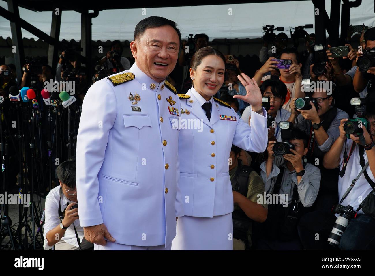 Bangkok, Thailand. 18th Aug, 2024. Thailand newly elected Prime ...