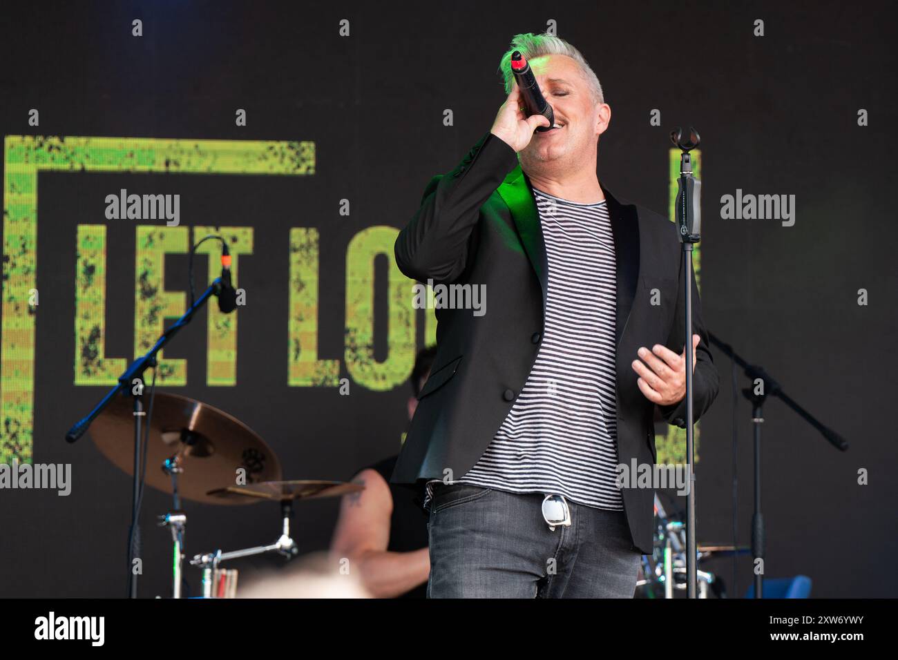 Essex, UK. 17th Aug, 2024. Matthew James Pateman seen on stage ...