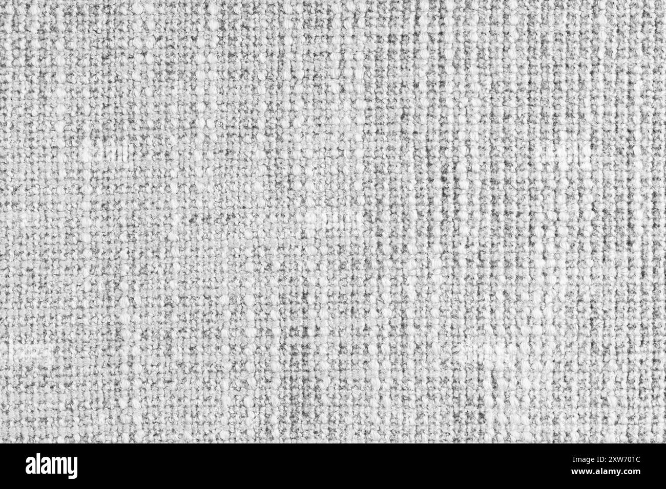 Jacquard woven coarse weave texture upholstery white fabric. Textile ...