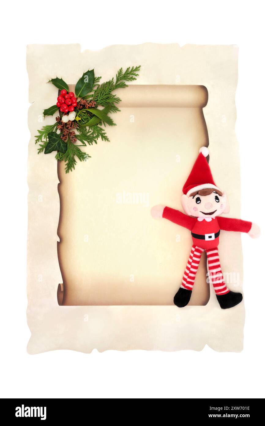 Elf with scroll hi-res stock photography and images - Alamy