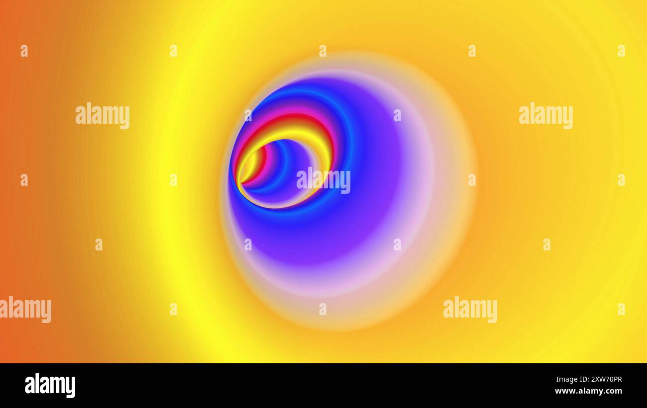 3D circle endless color tunnel able to loop 3d render Stock Photo - Alamy