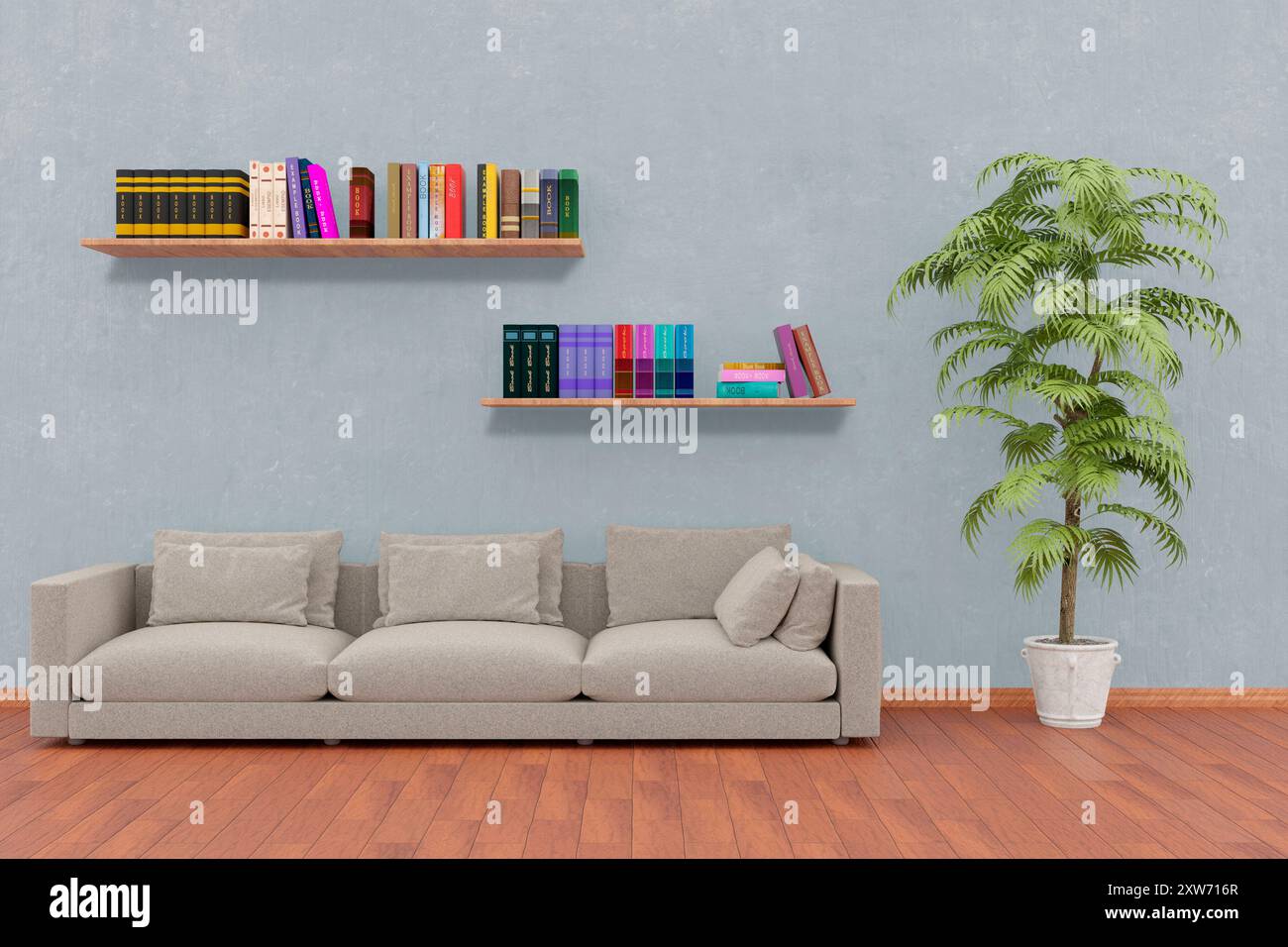 Living room bookshelf background hi-res stock photography and images ...