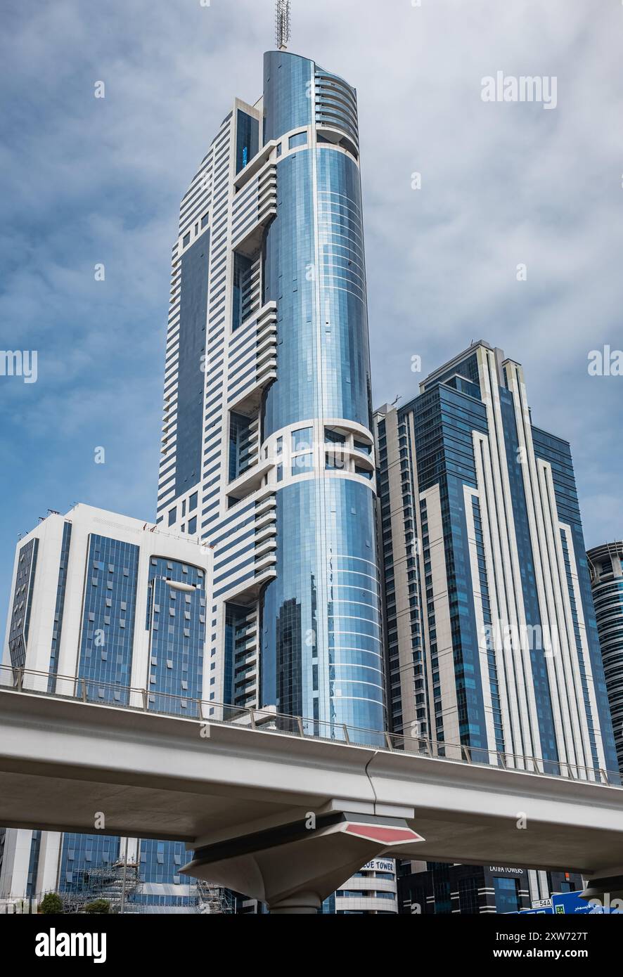 Beautiful Dubai city cityscape with modern new buildings. Modern ...